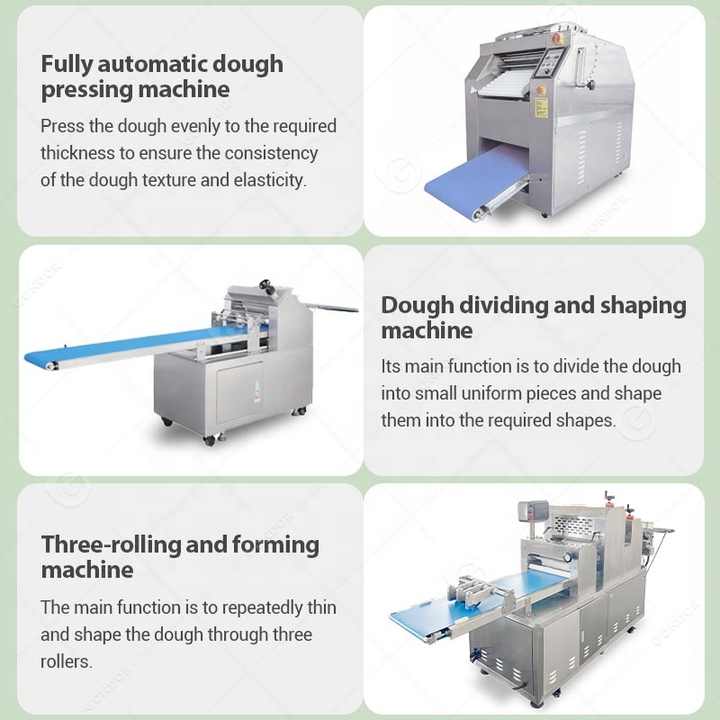 Arabic Automatic Industrial Croissant Production Line