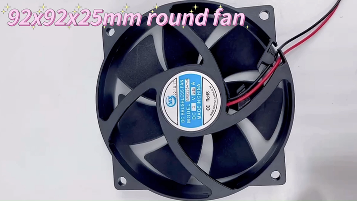 Small Axial Fans Low Noise 92mm x 92mm x 25mm USB DC 5V 2500 RPM High Air Flow Cooling Fan 4-pin ...