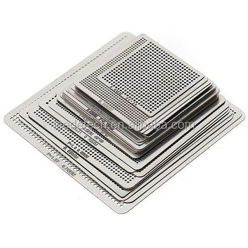 BGA Stencil PS4 - 90x90mm Steel Reballing Kit New Design