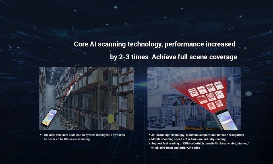 SEUIC CRUISE2 Android 11 Rugged PDA for Industrial Logistics