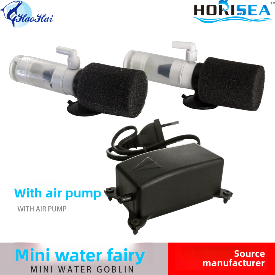 Mini Aquarium Fish Tank Water Fairy Filter Bubble Stone Biochemical ...