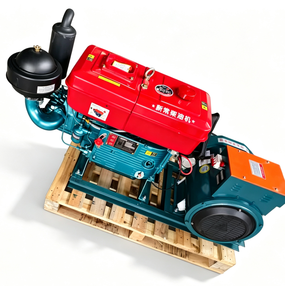 Ex-factory Price Open Single-cylinder Water-cooled diesel Generator Set ...