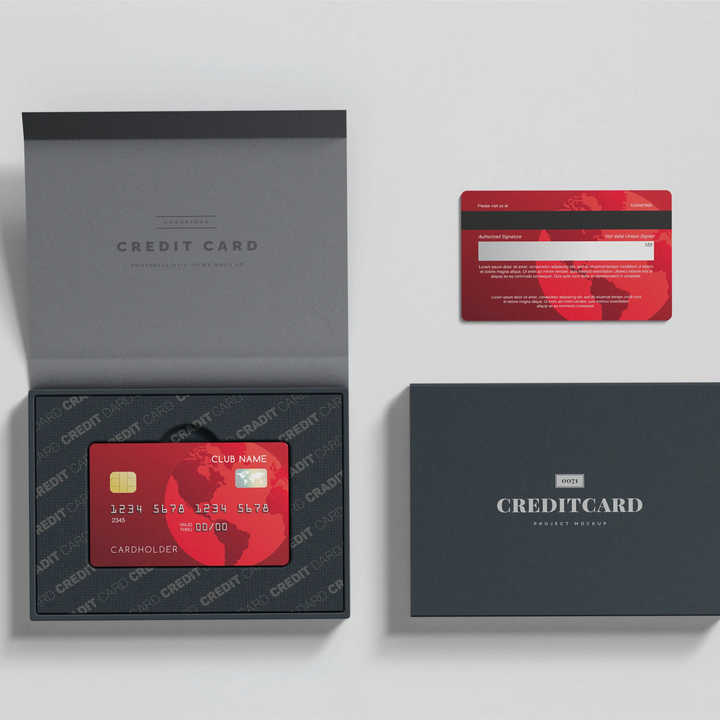 Luxury Custom Credit Card Box Packaging - Magnetic Gift Box