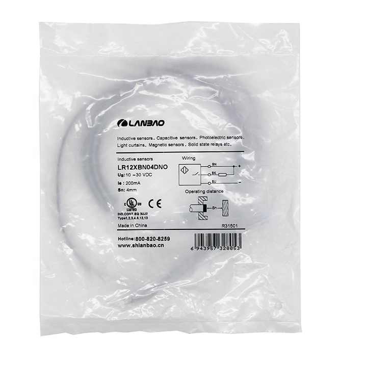 LANBAO LR12 Series M12 Position Sensors - Inductive Proximity