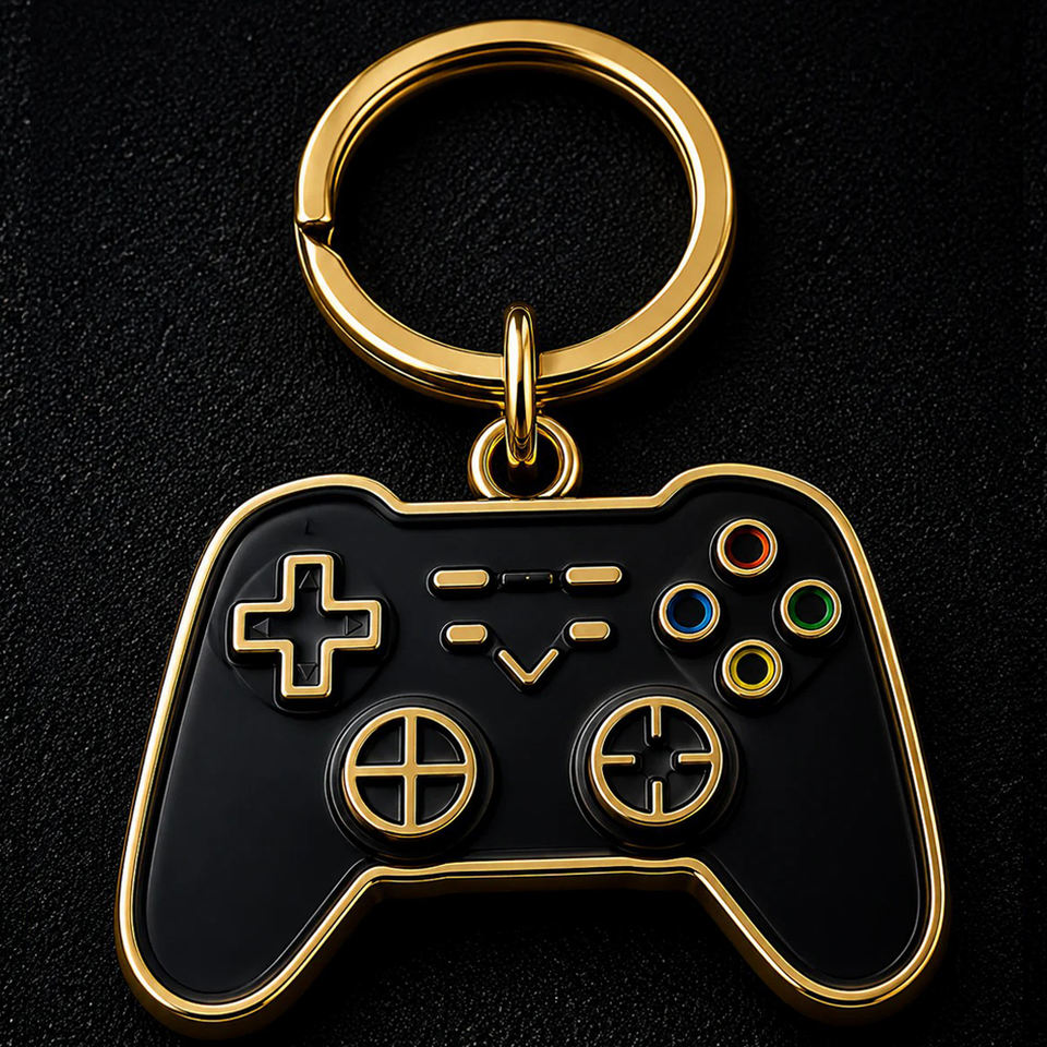 Custom Logo Engraved UV Printed Cartoon Zinc Alloy Metal Keychain ...