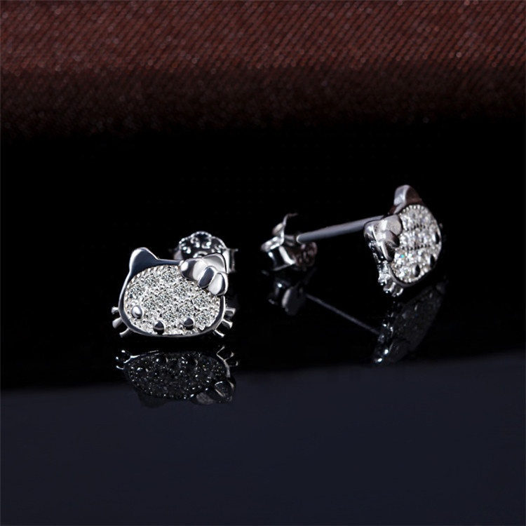 On Sale Stud Hello Kitty Earrings Adorable Cartoon Design | Alibaba.com