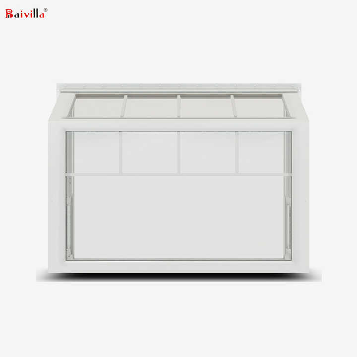 Australian Standard Aluminium Garden Windows with Single Hung Glass