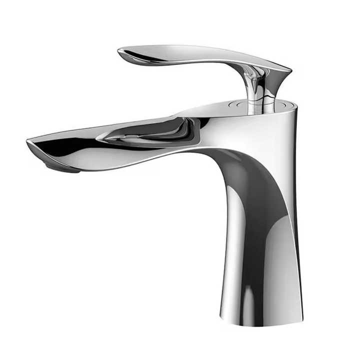 Luxury High-end Design Brass Basin Faucet Single Handle Mixer Faucet ...