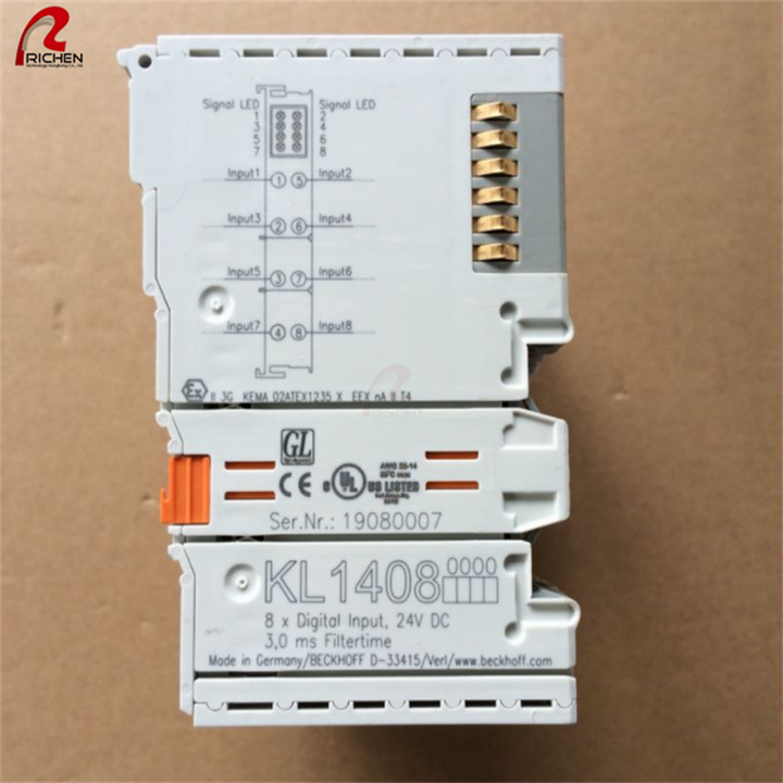 Beckhoff KL2502 Digital Input Terminal Module EtherCAT Bus Coupler Shielding Isolation Module ...