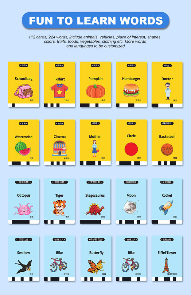 Family Flash Card Toy Parent Helps Child Insert Cards Listen and Doodle ...