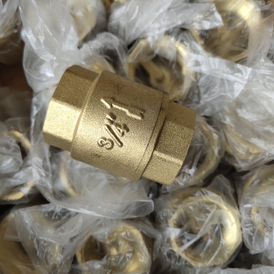 Manual One-Way Copper Vertical Check Valve Brass Backflow Prevention ...