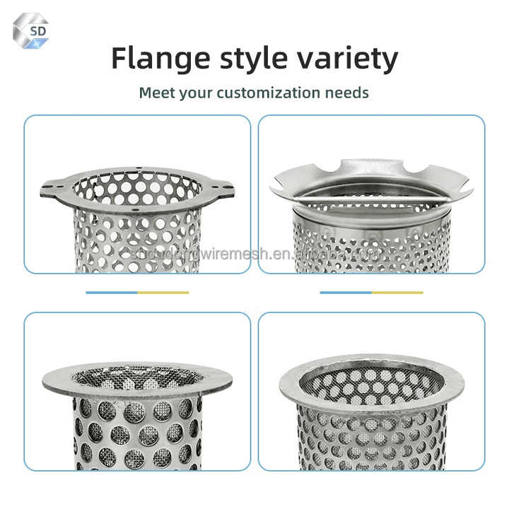 Customizable Industrial Filter Cylinder 304 316L Stainless Steel Liquid ...