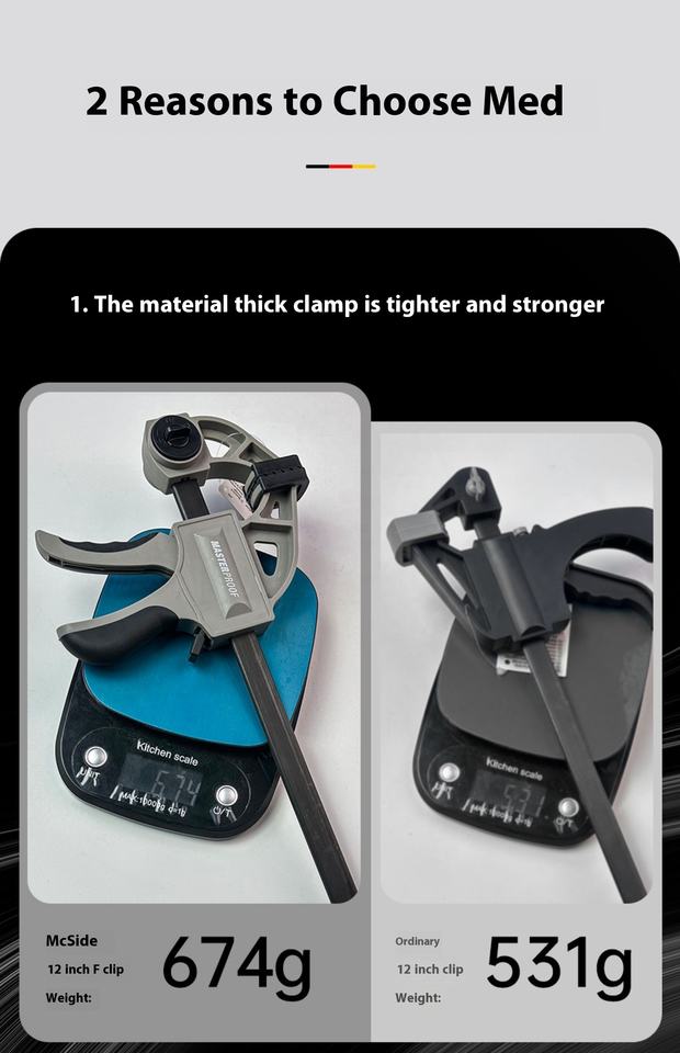 Quick-Fix Heavy-Duty Steel F-Clip Industrial Toggle Bar 4in for ...