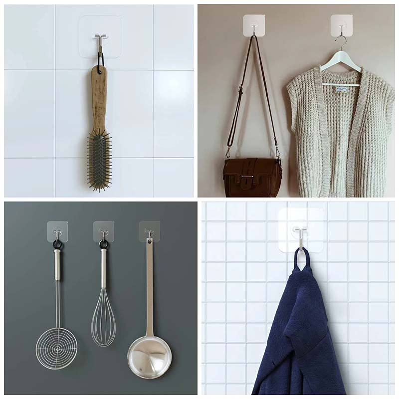 Wholesale Waterproof Strong Adhesive Sticker Door Wall Hanger Hooks ...