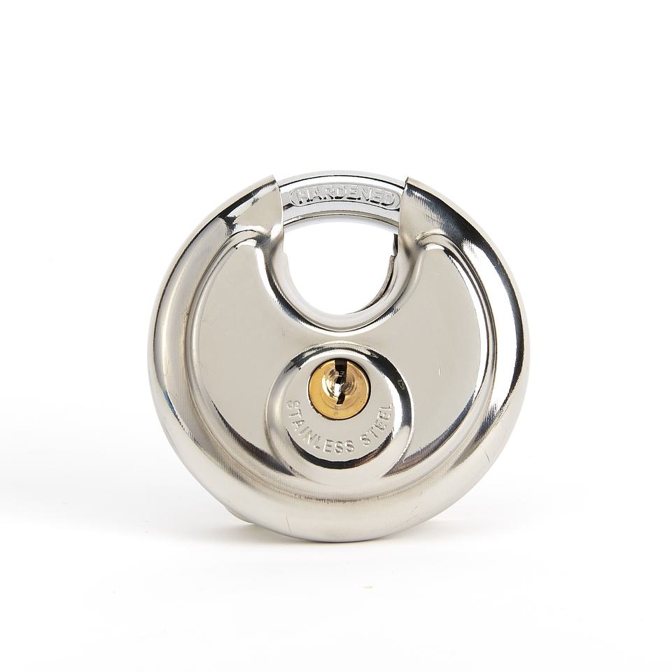 70mm Stainless Steel Anti-Theft Lock for Warehouses Durable Key Unlock ...