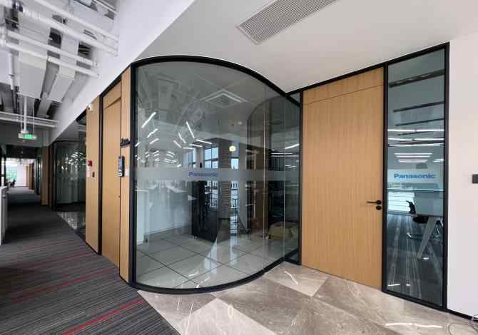 Frameless Clear Transparent Glass Partition Wall for Office