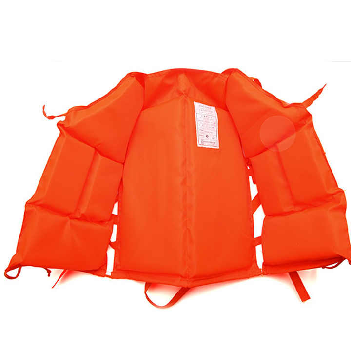 Adult Portable Survival Vest EPE Foam Buoyancy Jacket Safety Floating ...