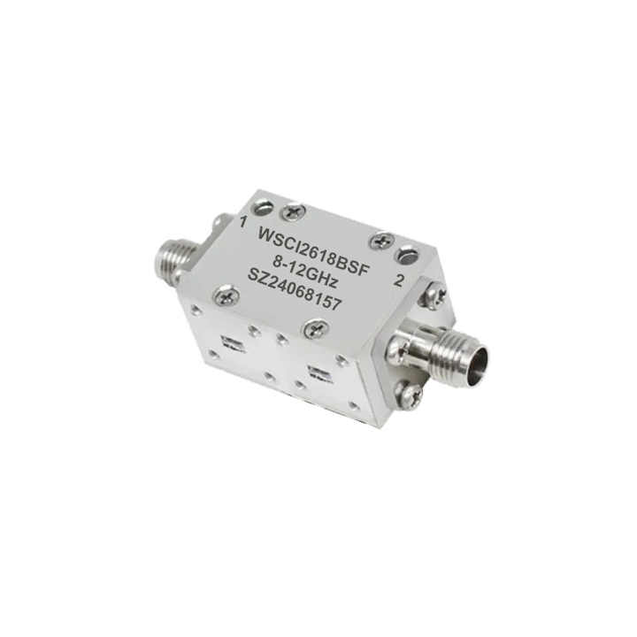 8-12GHz X Band RF Isolators 60W SMA-Female RF Dual Junction Coaxial ...