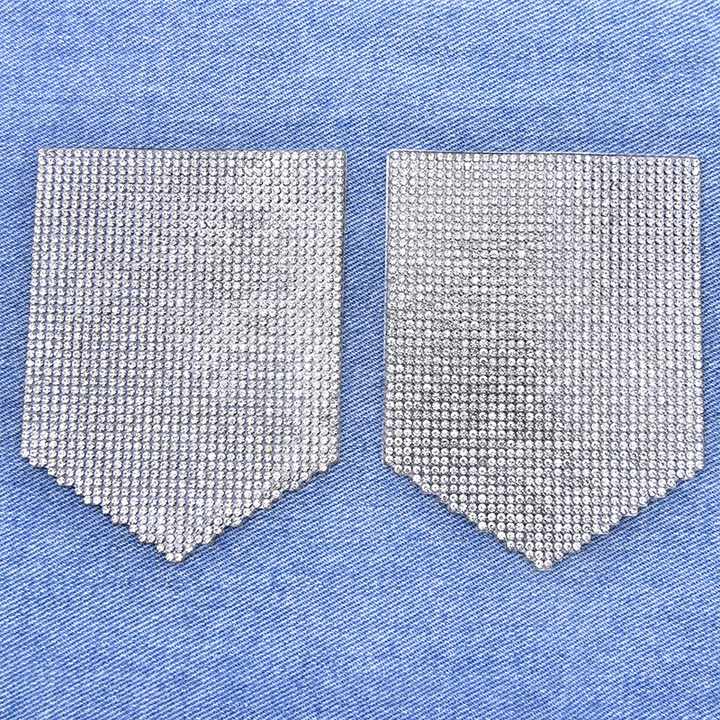 Rhinestone Patches for Jeans - DIY Bling & Style