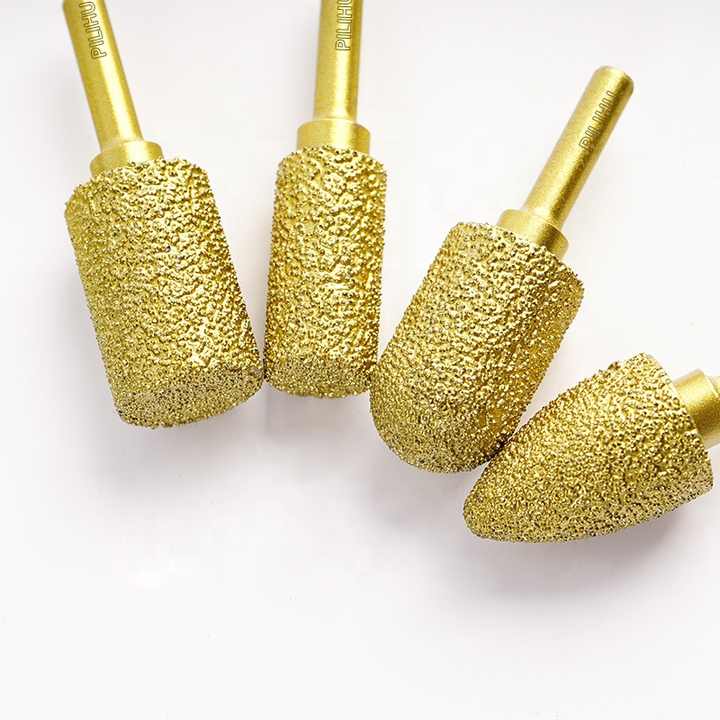 Brazing Diamond Grinding Bits Carving Abrasive Block Tool Shank 6mm ...