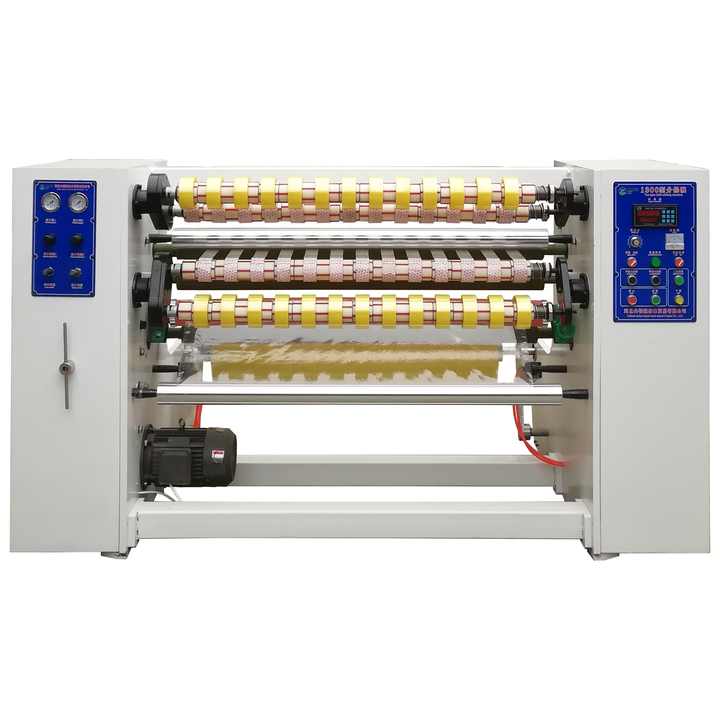OPP jumbo roll slitting machine BOPP cello tape automatic Cutting Machine For Adhesive Tapes Roll Rewinder