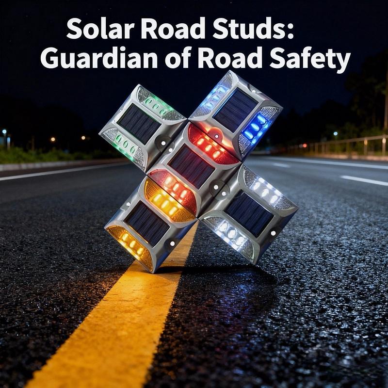 Custom Solar Powered Road Studs Cat Eye LED Reflector IP68 Waterproof ...