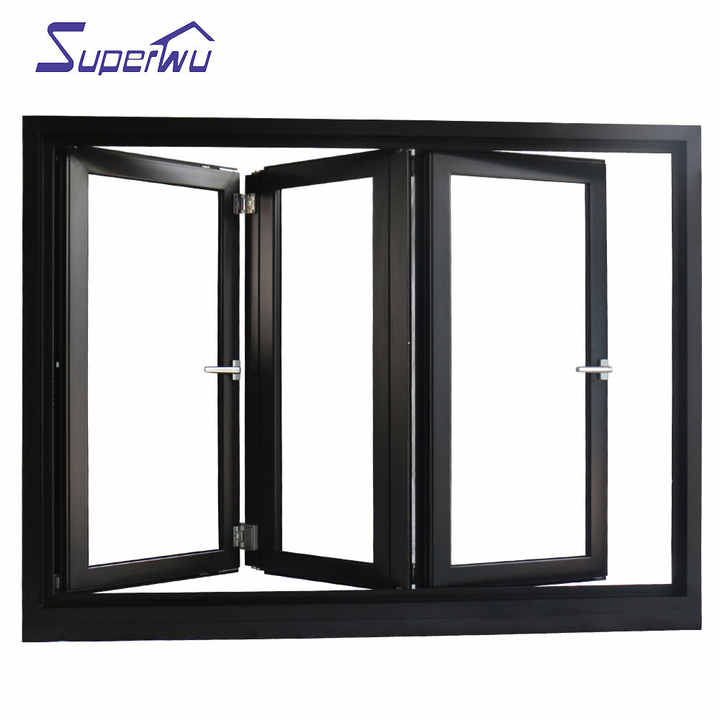 Commercial System Glass Aluminum Bi-Folding Windows