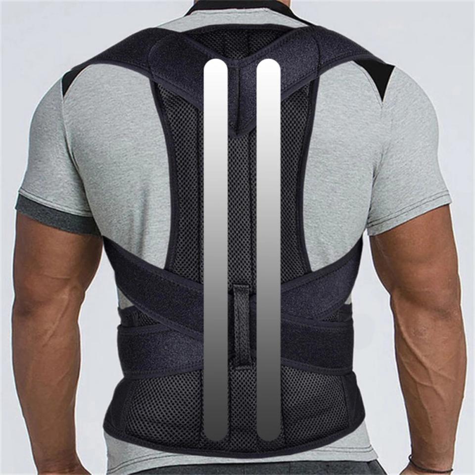 For Amazon Adult Universal Back Posture Corrector Strap Clavicle ...