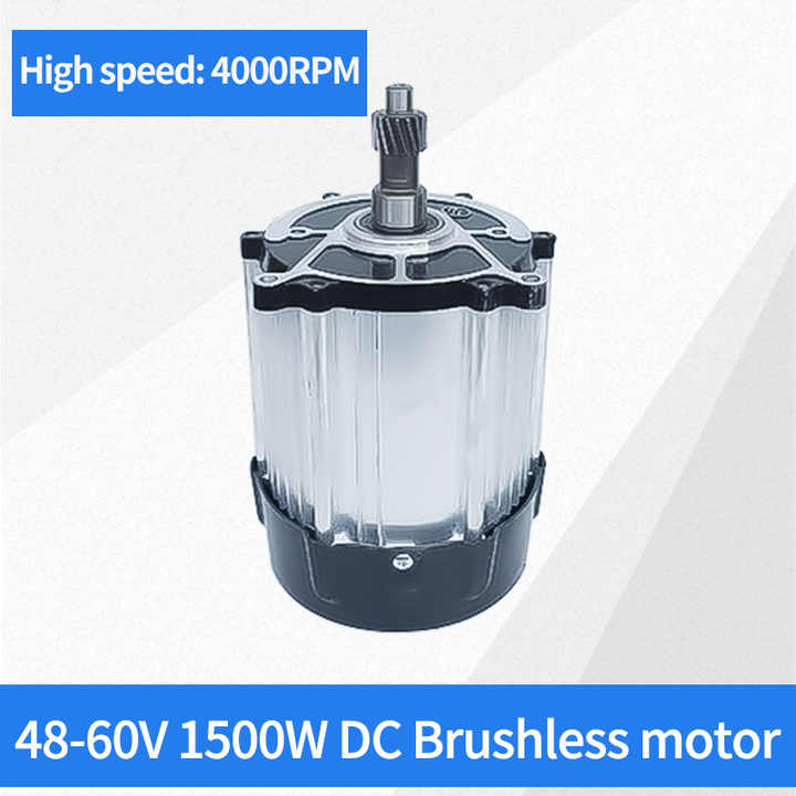 48-60V 1500W 4000RPM DC BL High Speed Motor square Wave Electric ...