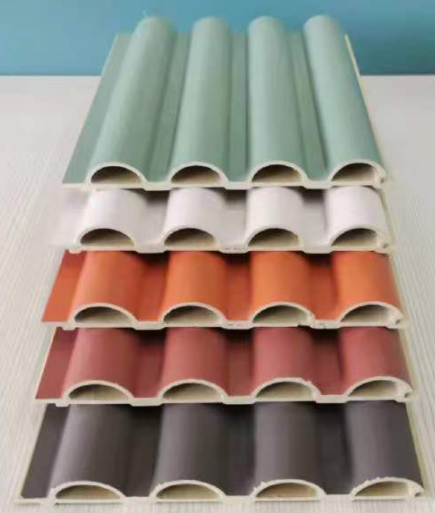 Dansa Panel Dinding Bergalur Bulat, Papan Panel PVC Dekorasi Interior ...