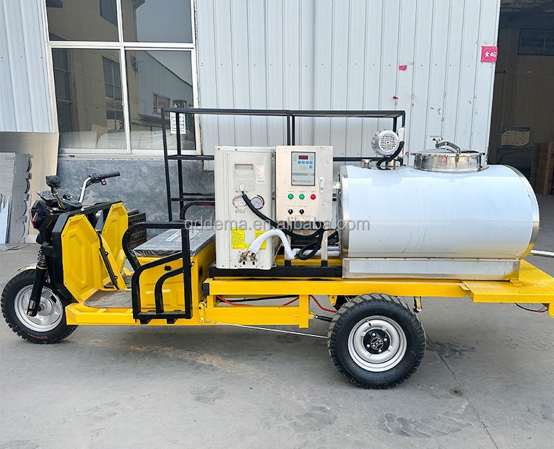 Mobile Milk Cooling Tank Custom Tank Volume Outdoor Portable ...