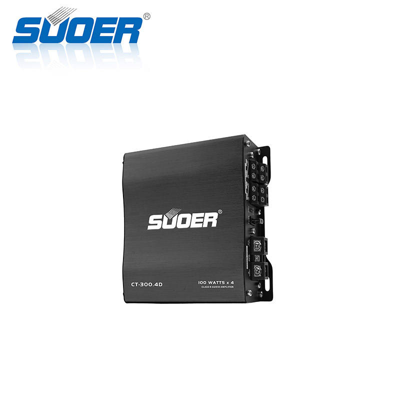 Suoer CT-300.4D-U 4 Channel Car Amplifier - 1000watt Power