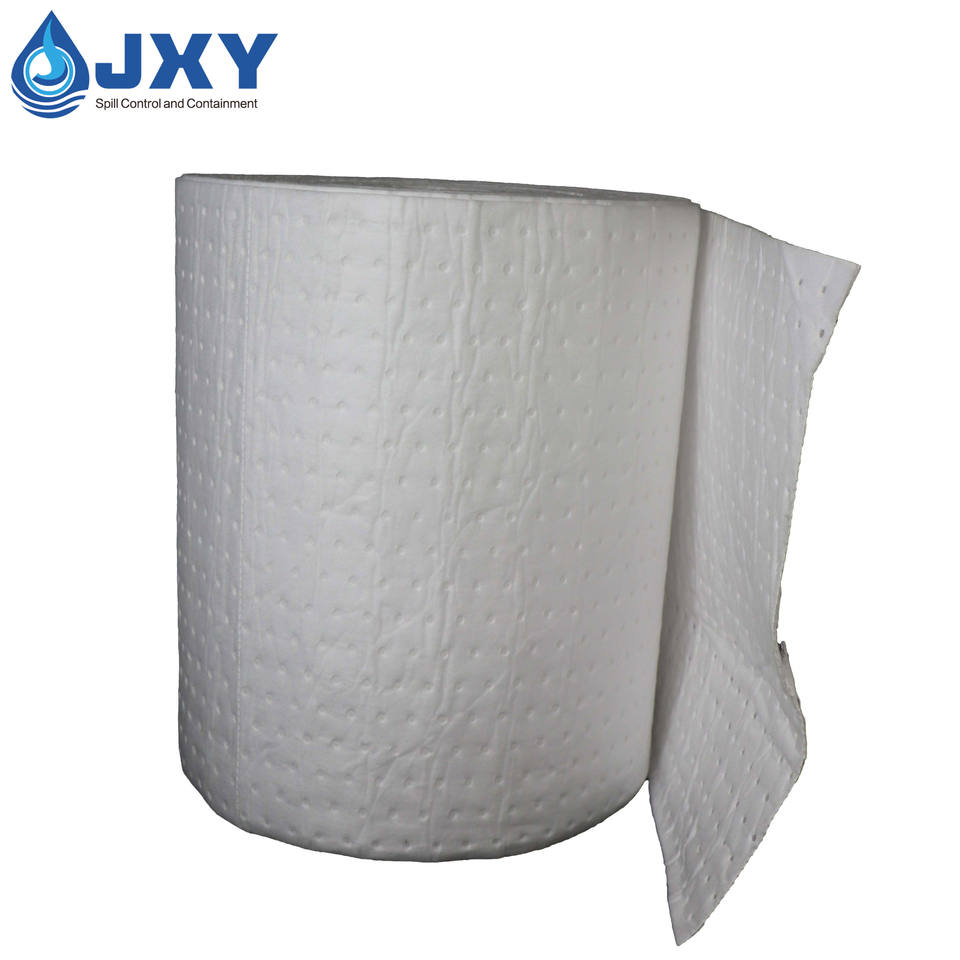 Oil Spill Absorbent Rolls and Pads for the Collection of Waste and ...