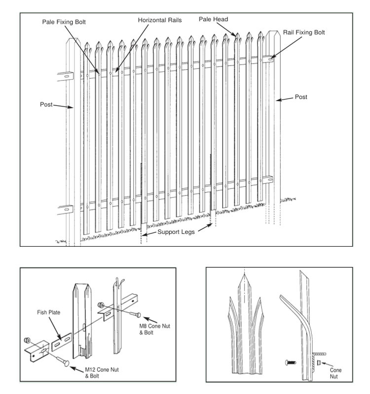 palisade fencing cape town