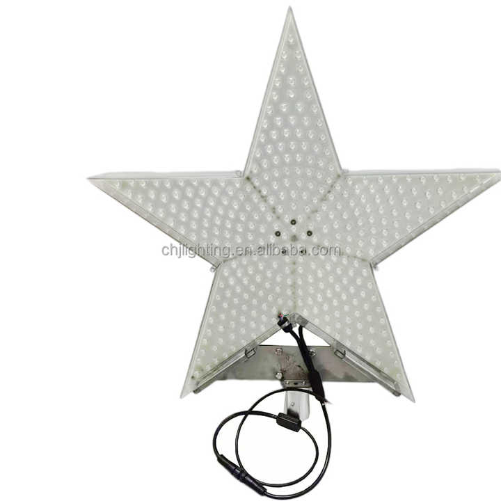 Auto Pixel Star Shape Panel Light RGB LED 360 Degrees 360 Degree RGB ...