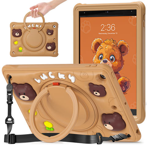 Kids Cute Tablet Case for Apple Ipad Mini - 3-in-1 Layers