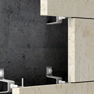 Marble Fixing Granite Stone Cladding System Stainless Steel Angle ...