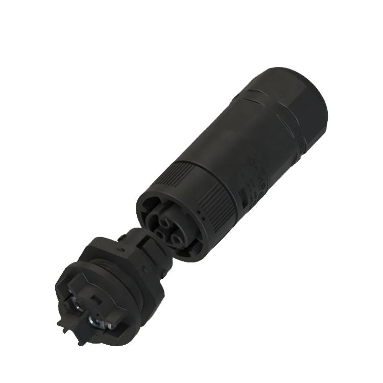 25A IP68 3 Pins High Voltage and Quick Connection Connector Plug ...
