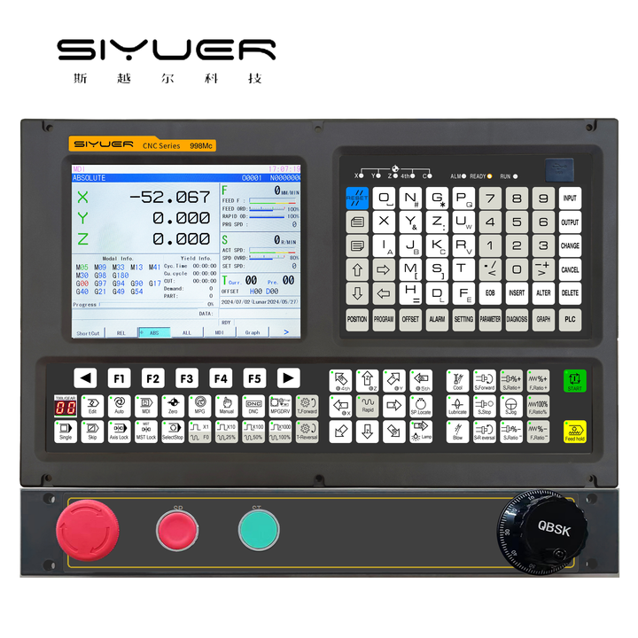 Siyuer 998Mc 5 Axis Absolute CNC Servo Controller With ATC for Machine Tool Milling Machine ...