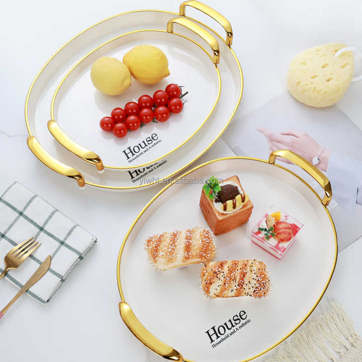 Eco-Friendly Rectangle Plastic Fruit Platter Tray for Serving & Storage ...