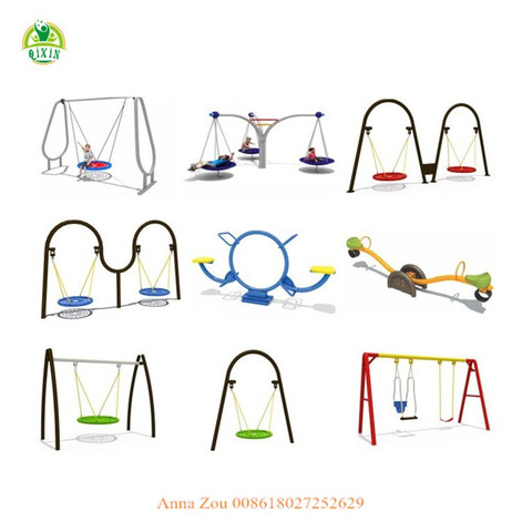 Playground Balance Beam Kids Wooden Swing Bridge Children Outdoor ...