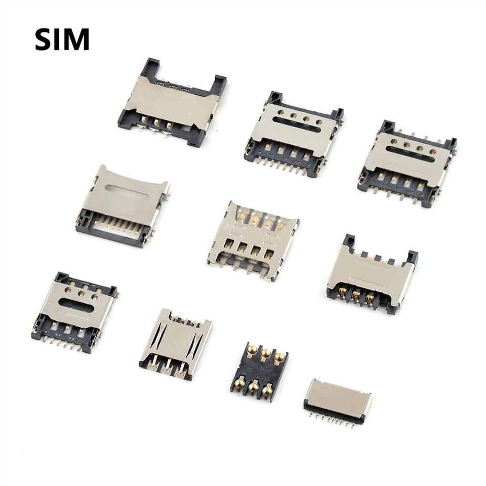 BSSY)Micro Nano Push Sim Card Connector Memory 6pins Socket| Alibaba.com