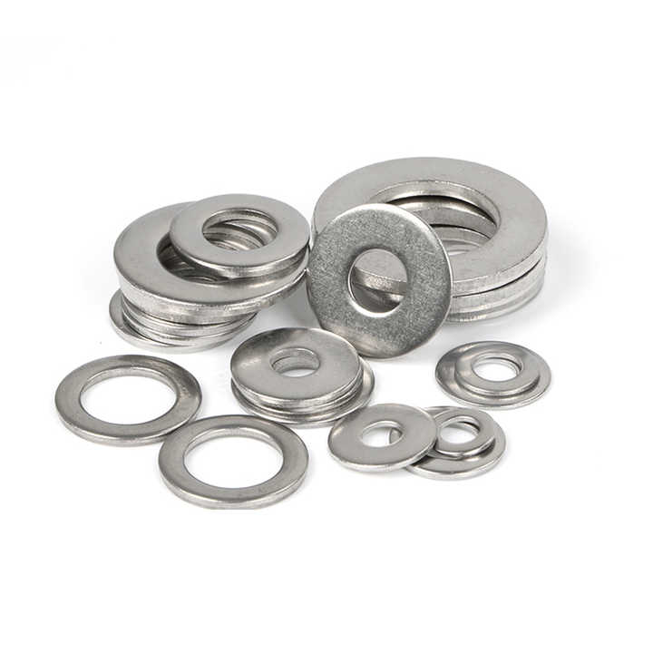 M2 M4 M5 M6 M8 304 316 Stainless Steel Flat Washer M4-M20 DIN125 Thin ...