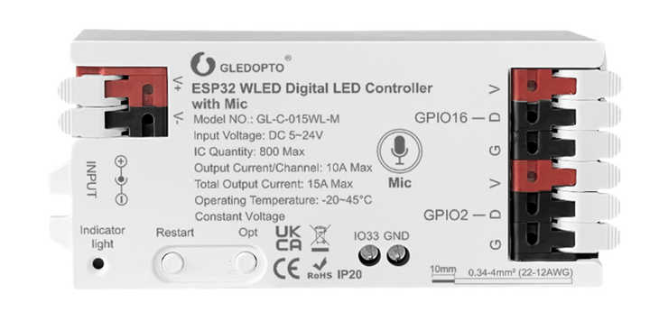 ESP8266 ESP32 WLED APP Alexa WiFi 2812B 2811 6812 16703 DIY Smart RGB ...