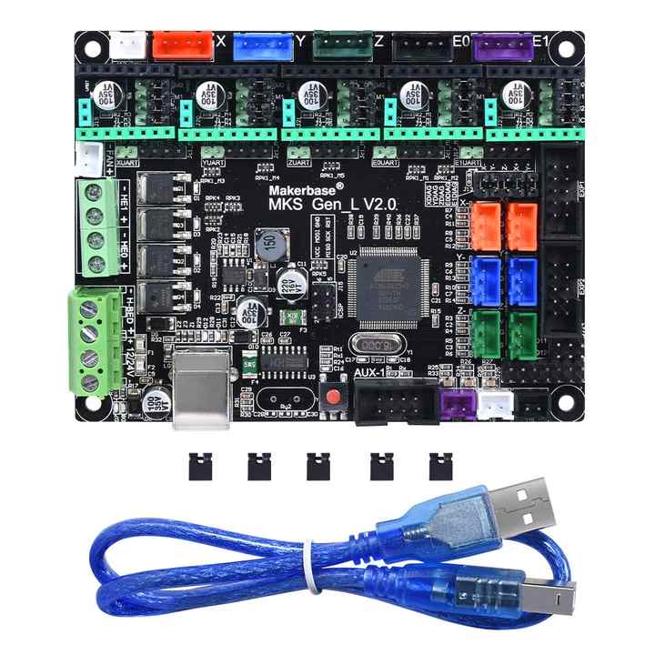 YouQi MKS Gen L V2.0 3D Printer Integrated Motherboard Controller PCB ...