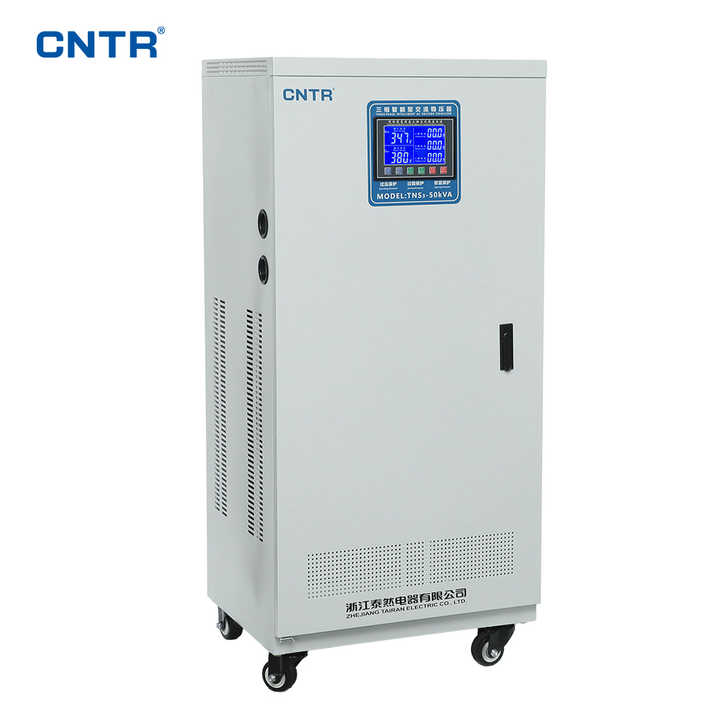 TNS 50KVA 50KW Voltage Stabilizer Servo Type Three Phase AC 380V 400V ...
