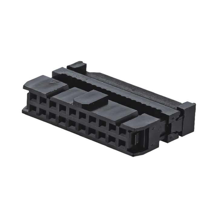 2.54mm Pitch IDC Female Socket Black Flat Cable Fc Socket with 6-64Pin ...