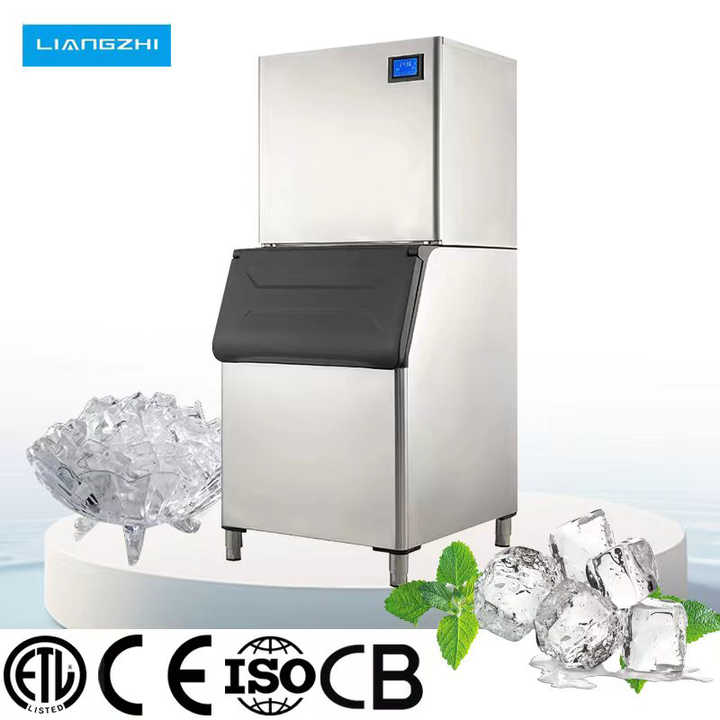 500KG 24Hours Ice Fast Large Cube Ice Making Machine Kitchen for ...