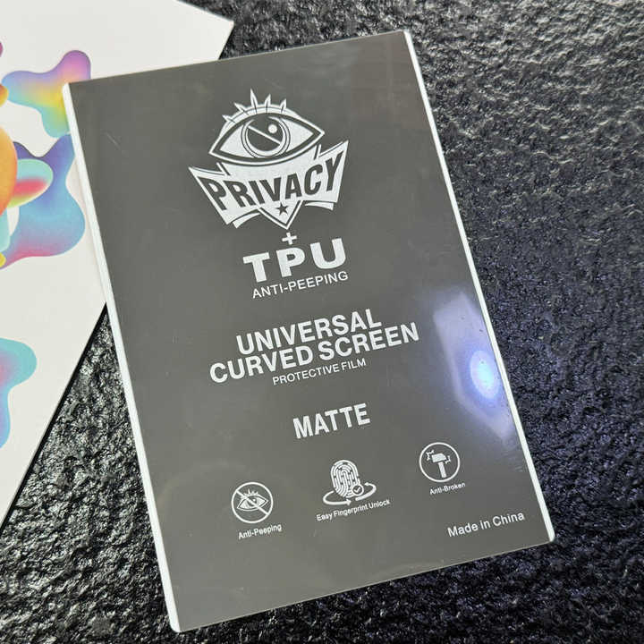 TPU Hydrogel Screen Protector Matte Anti-spy Privacy Mobile Phone Film ...