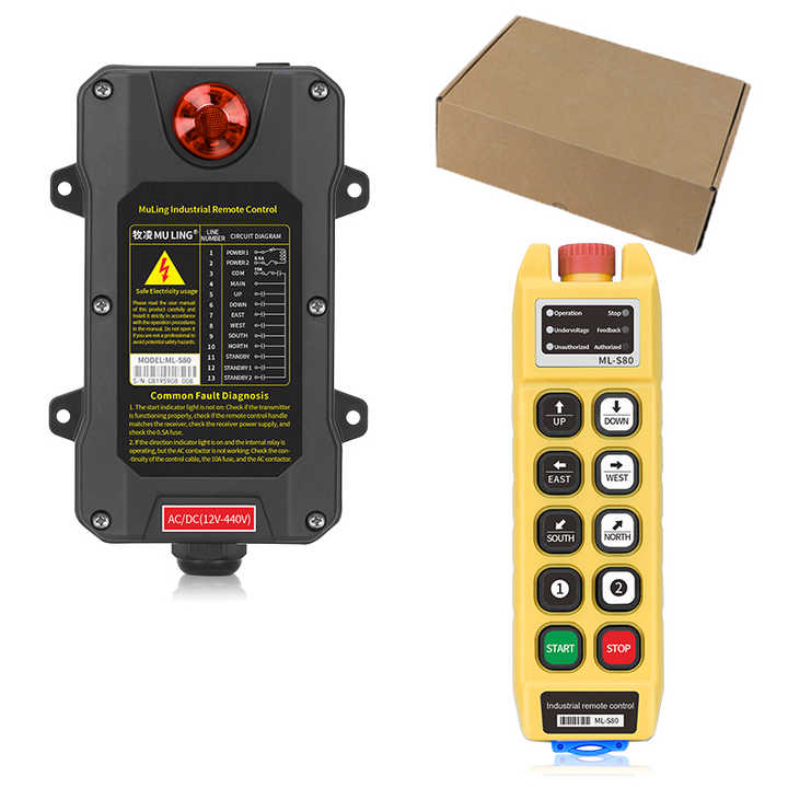 ML-S80 Industrial Crane Wireless Remote Control 12-440V Good Quality ...